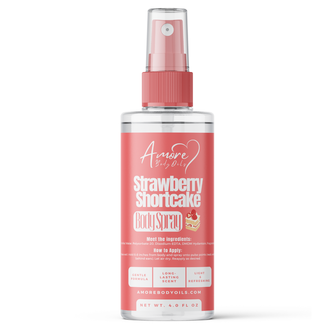 Strawberry Shortcake - Body Spray – Amore Body Oils